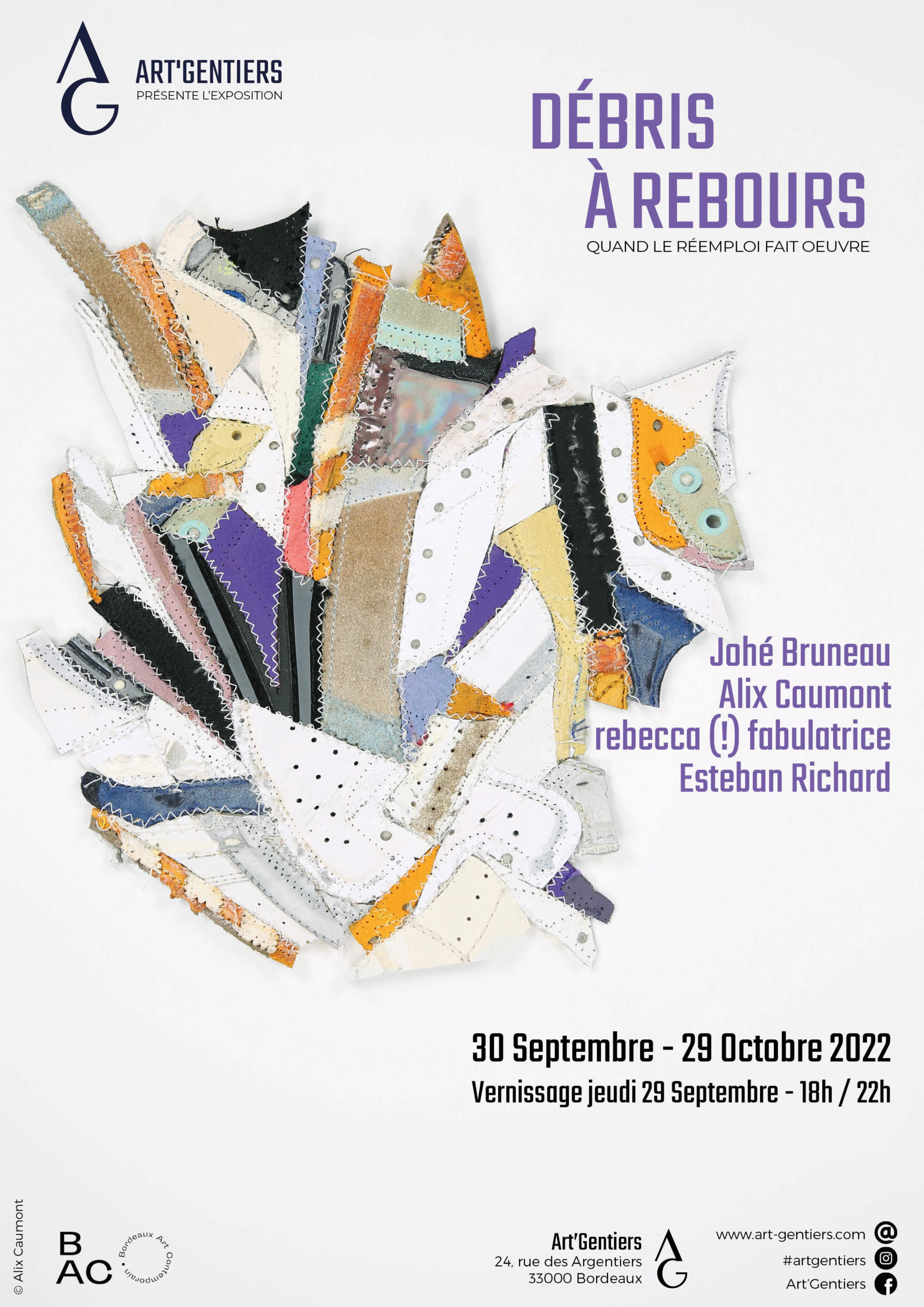 Exposition "Débris à Rebours, Quand le réemploi fait oeuvre" - Bordeaux ...